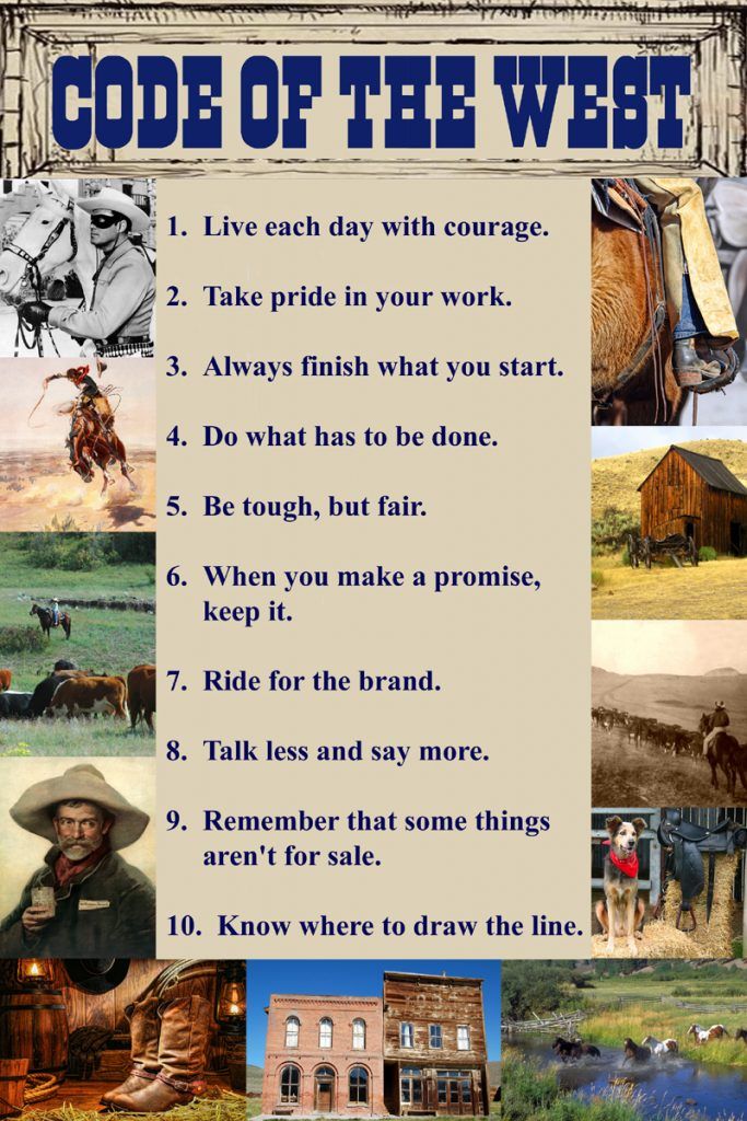 The Code of the West – Legends of America